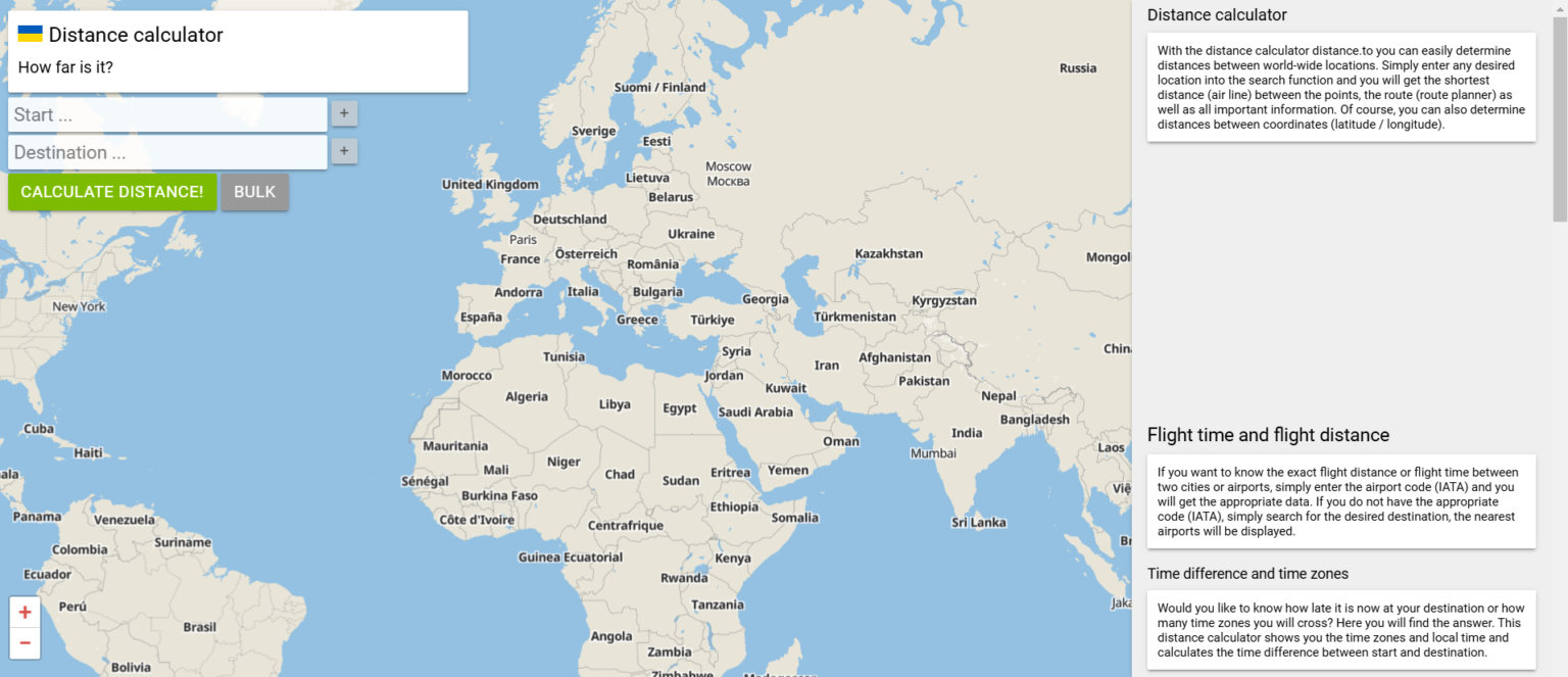10 Best Air Miles Calculator Websites - Toolsummary